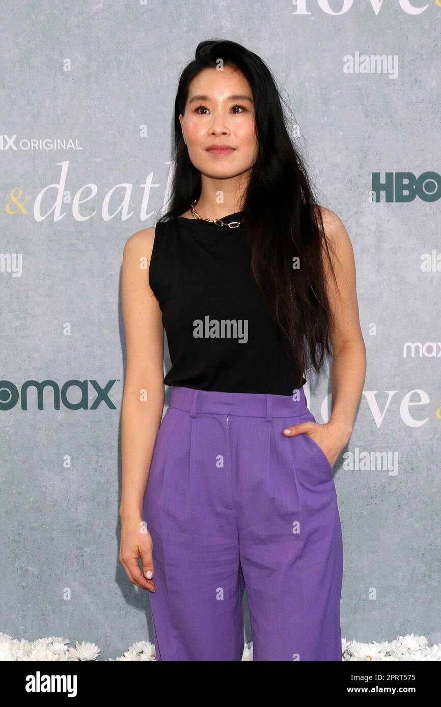 LOS ANGELES - APR 26: Alicia Hannah-Kim at the Love & Death TV Series ...