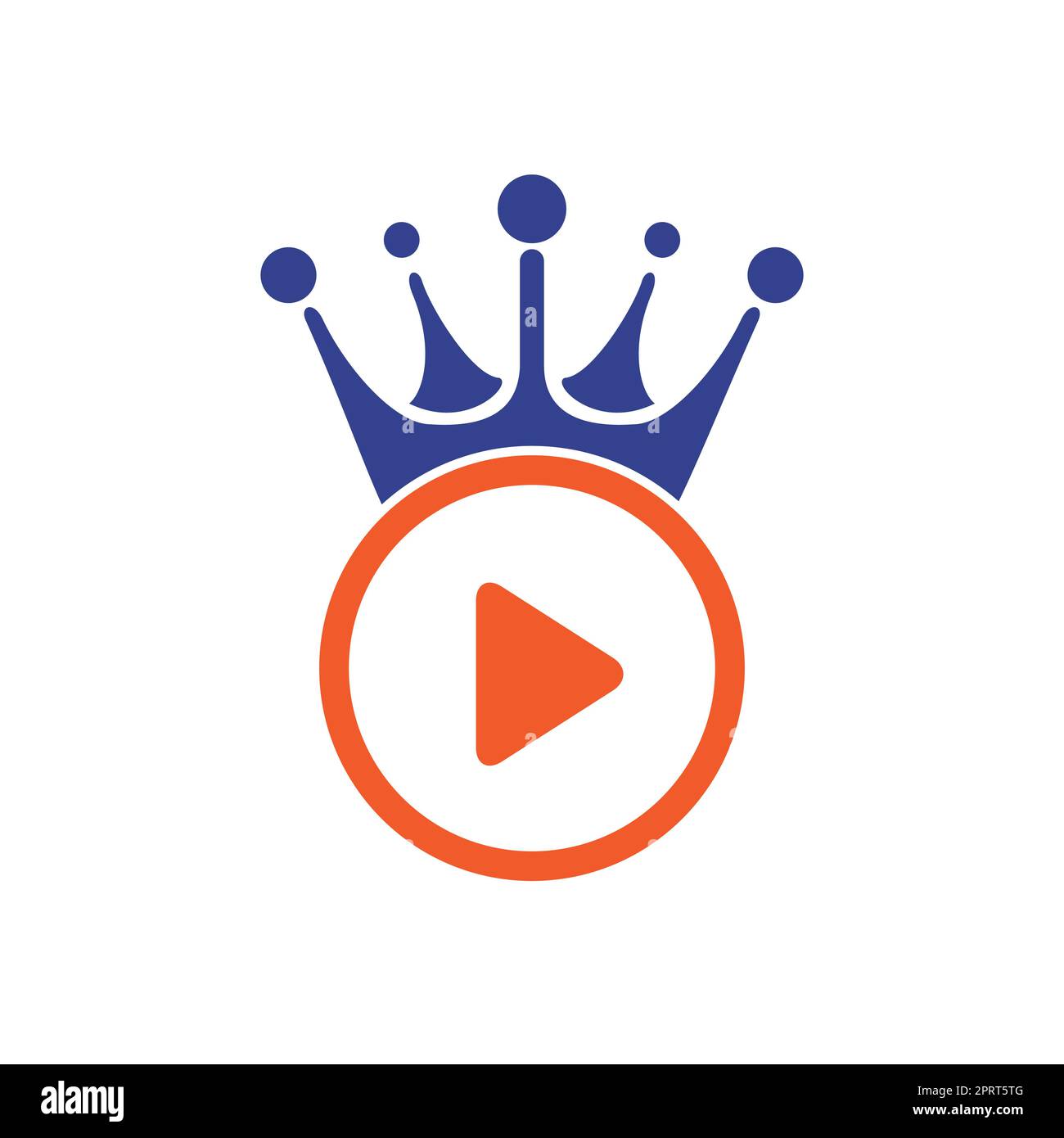 King Video vector logo design template. Royal film logo design vector ...
