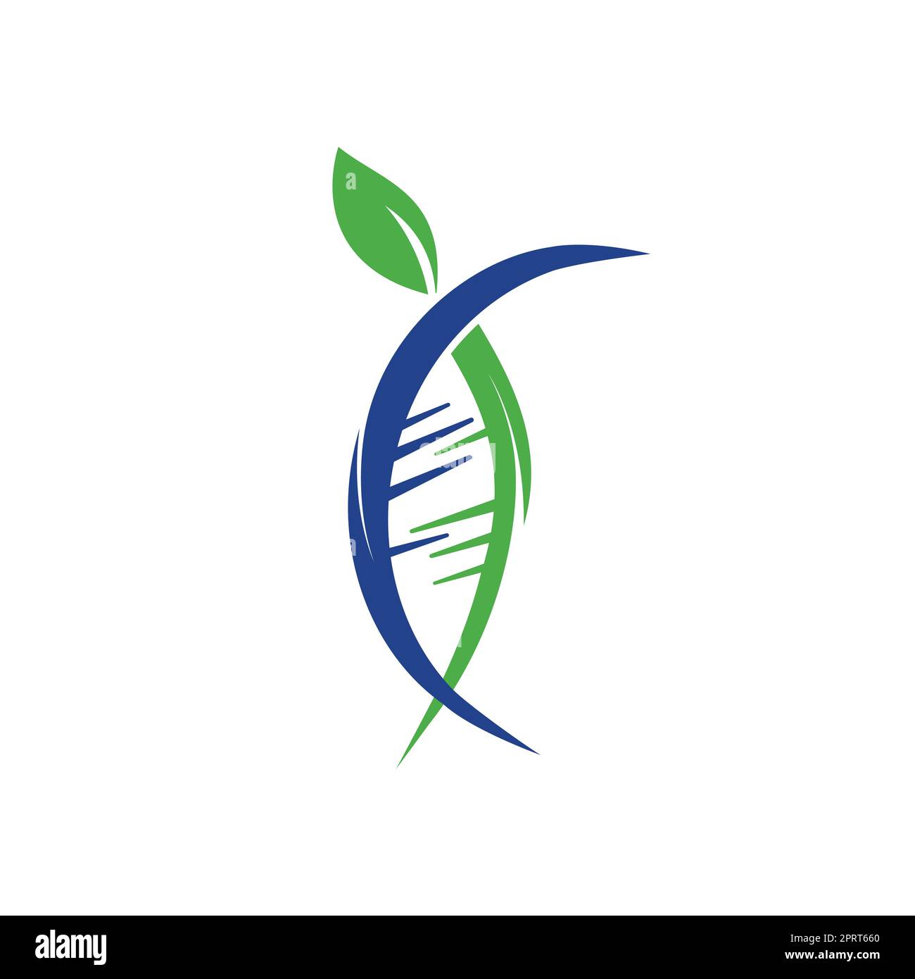 DNA tree vector logo design. DNA with green leaves vector logo design ...