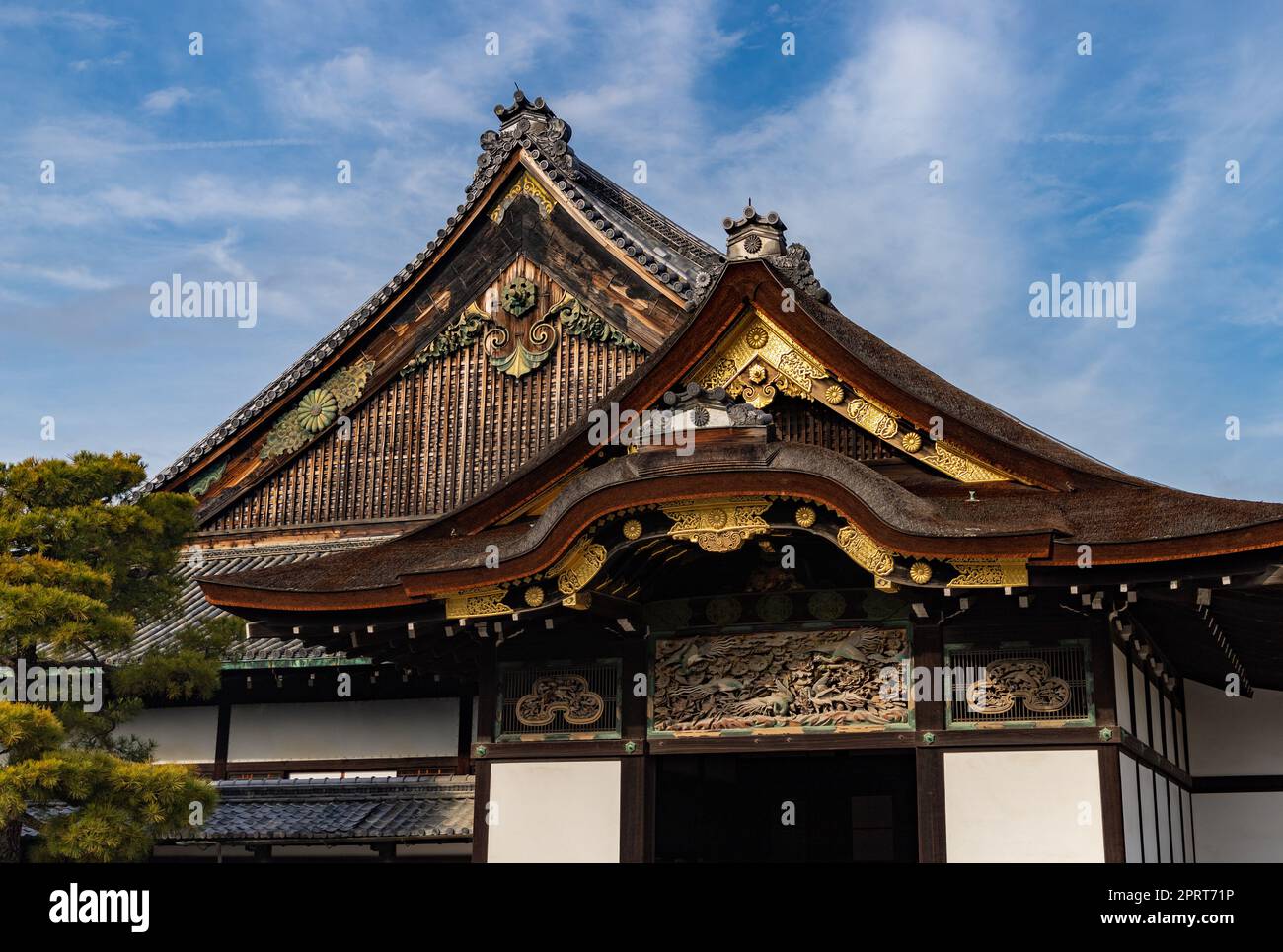 A picture of the Ninomaru Palace, part of the Nijo Castle Stock Photo ...