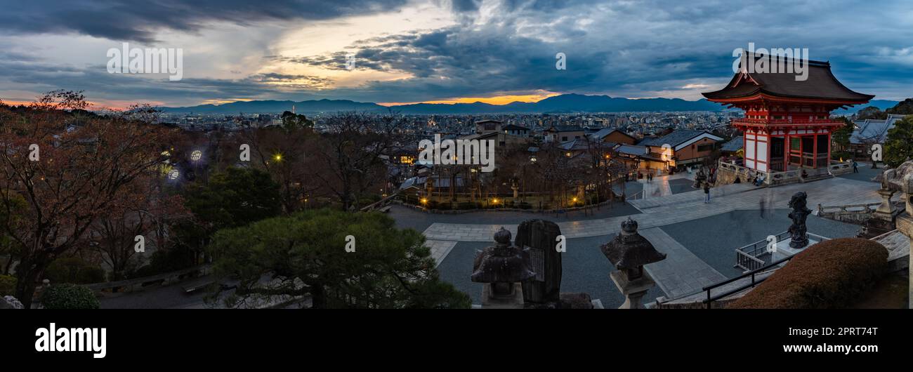 Sunset over kyoto city hi-res stock photography and images - Alamy