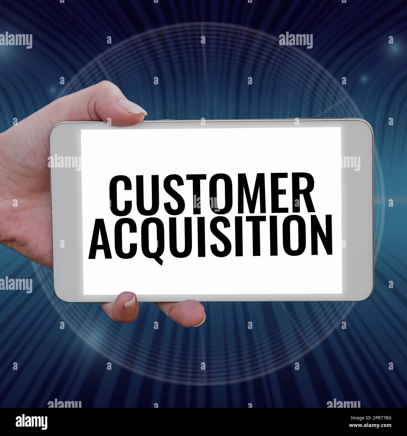 Conceptual display Customer Acquisition, Internet Concept it refers to ...