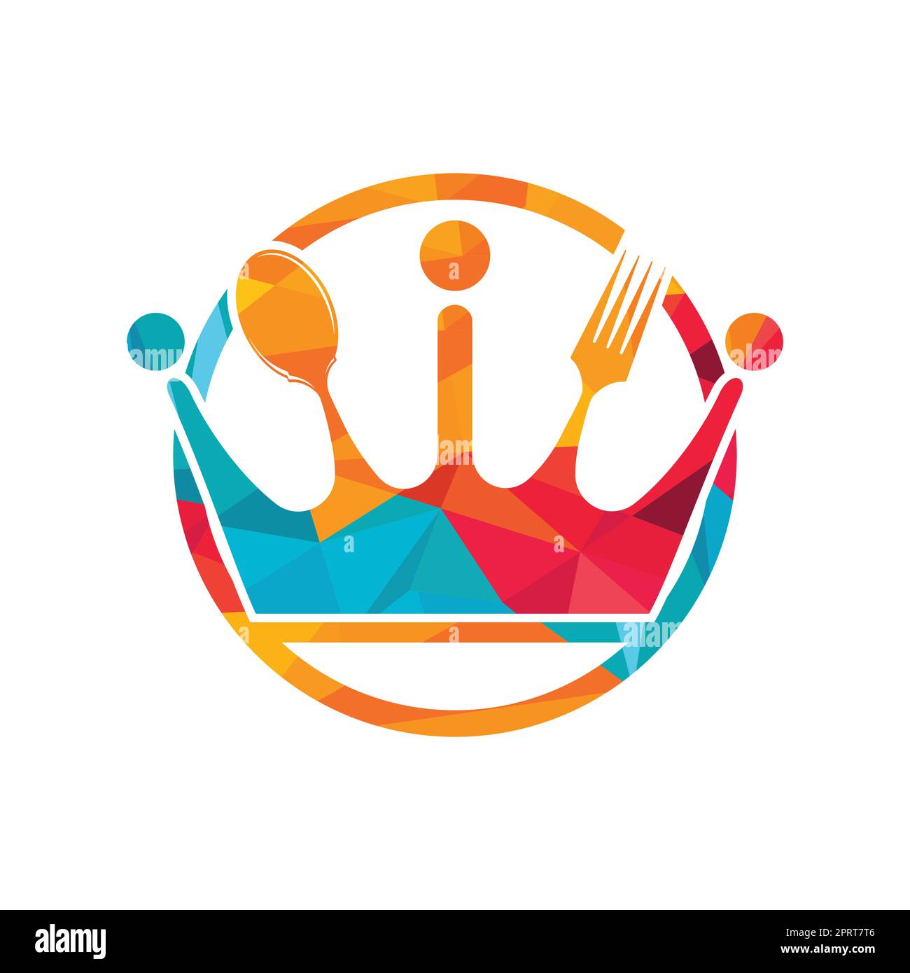 Food kingdom vector logo design. Royal food logo concept Stock Vector ...