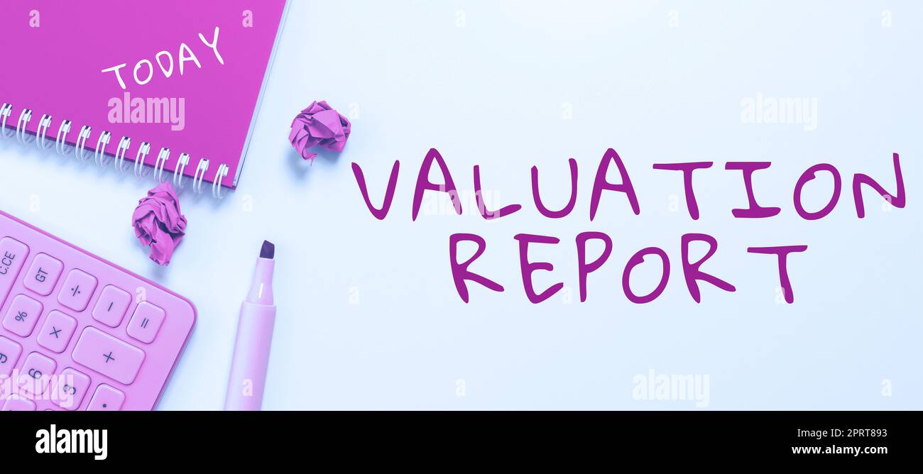 Conceptual caption Valuation Report, Internet Concept process of ... Conceptual caption Valuation Report, Internet Concept process of ...