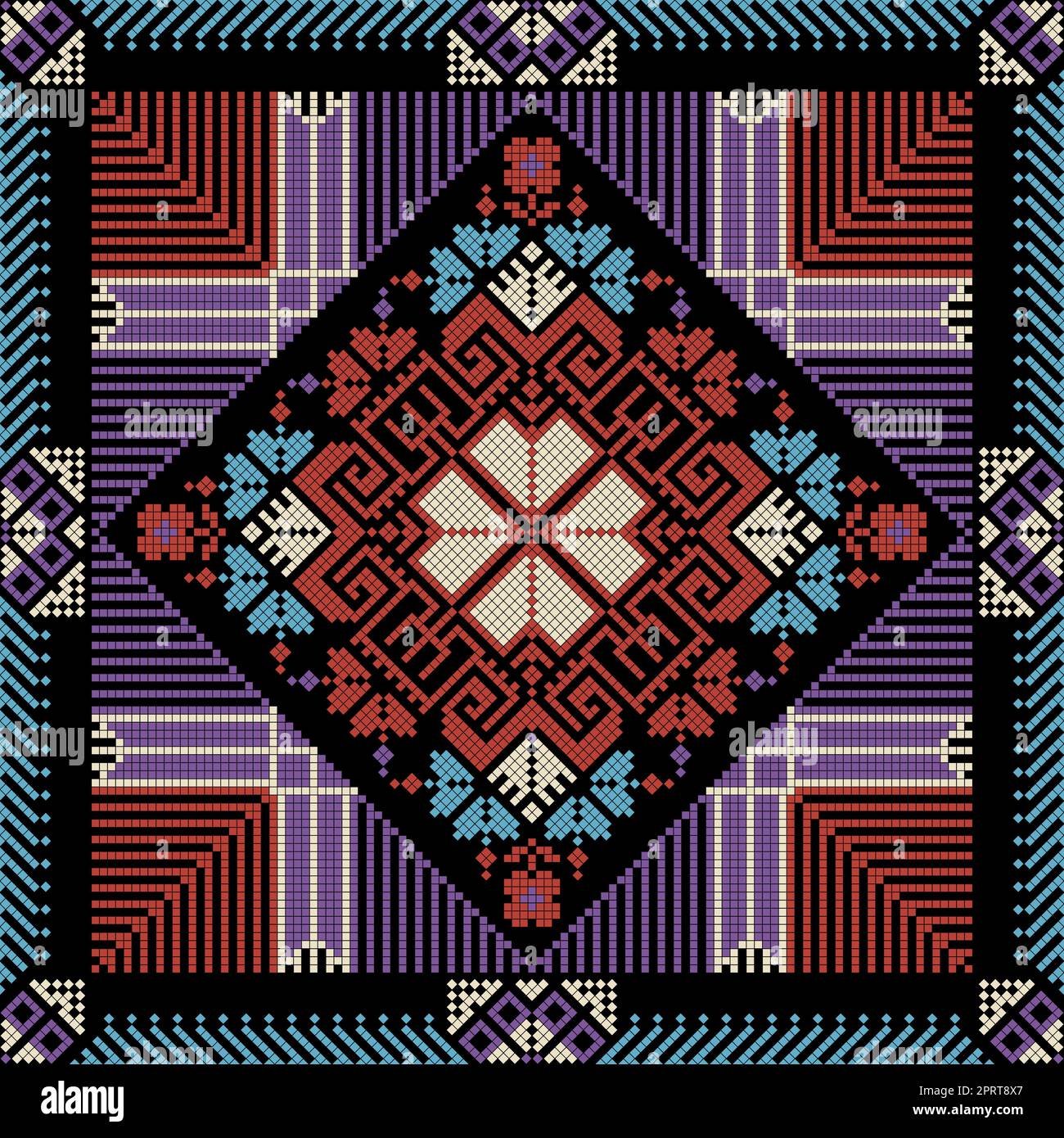 Decorative Palestinian pattern 14 Stock Vector Image & Art - Alamy