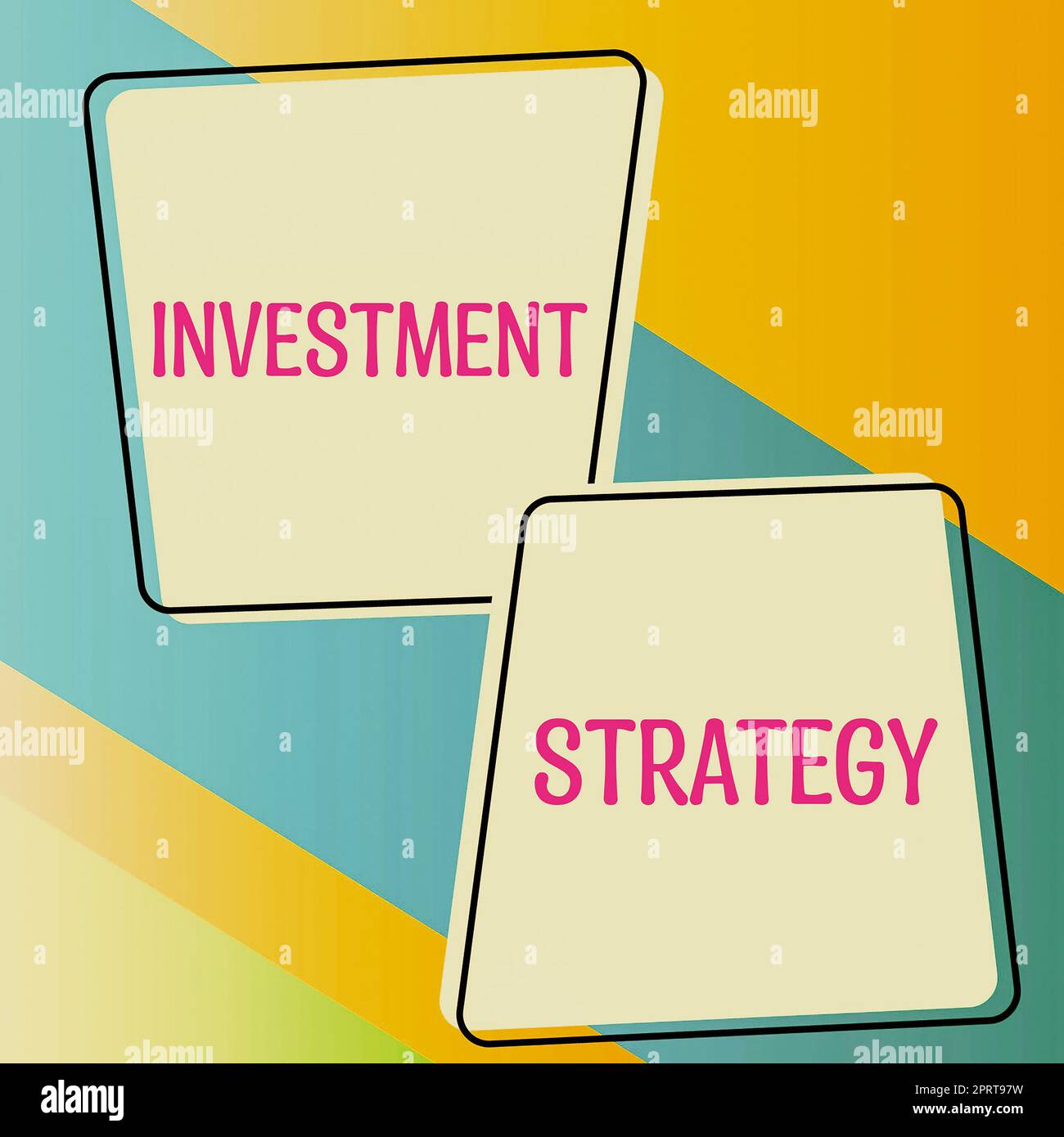 Writing displaying text Investment Strategy, Business showcase Unite ...
