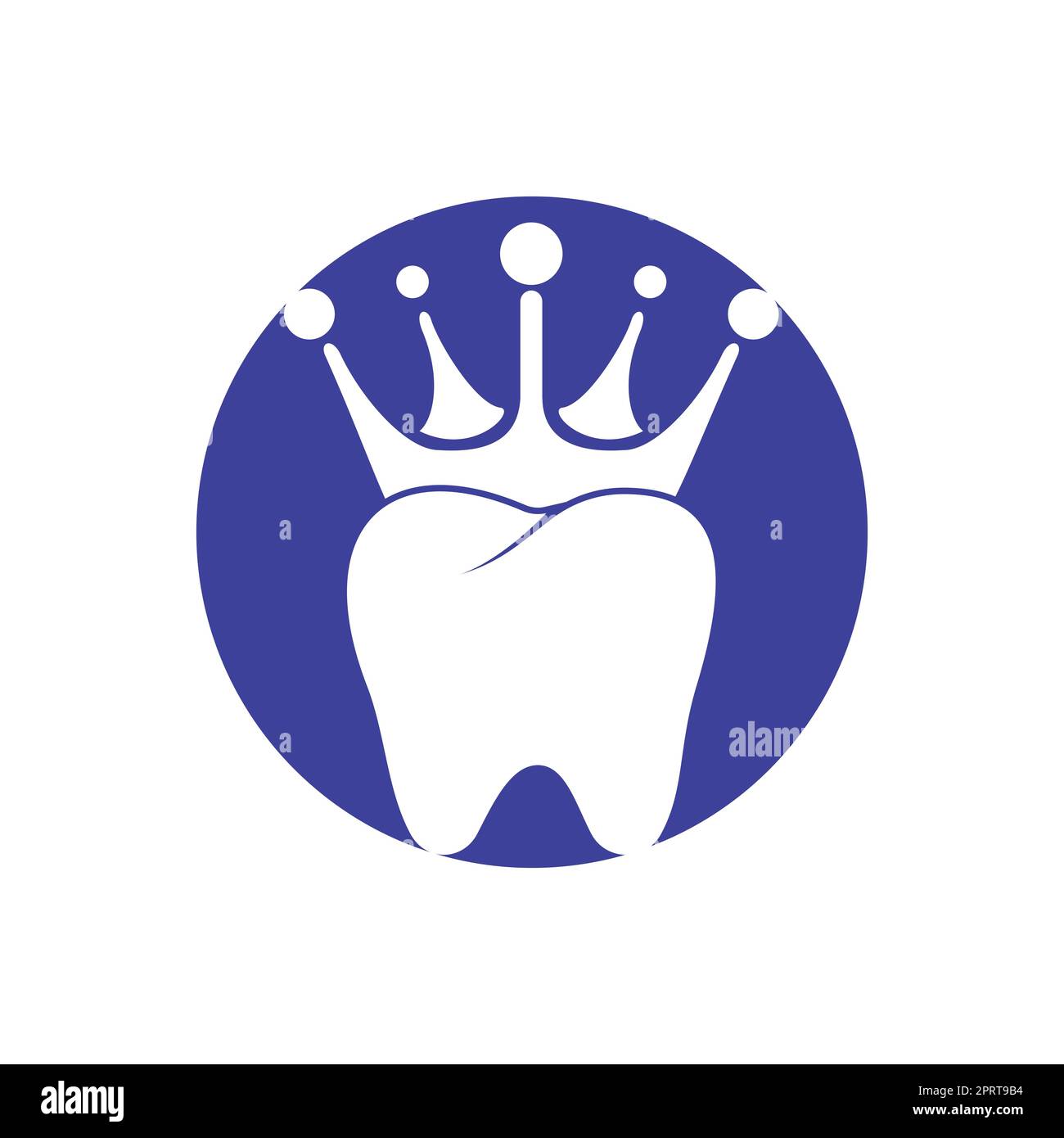 Dental king vector logo design. Tooth and crown icon design Stock ...