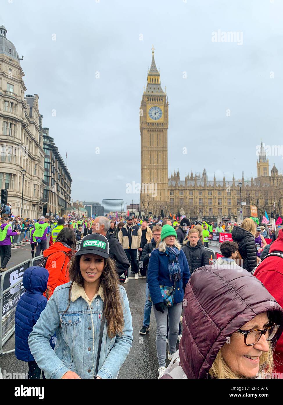 Westminster, London, UK. 23rd April, 2023. Over 45,000 runners took ...