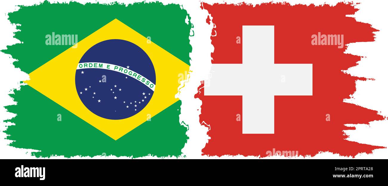 Flag brazil and switzerland Stock Vector Images - Alamy