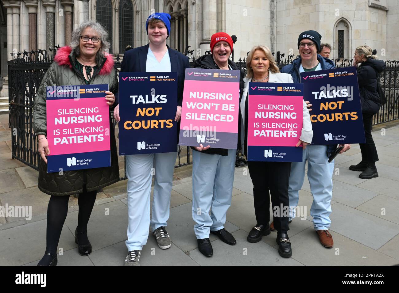 Royal Courts of Justice, London, UK. 27th Apr, 2023. Pat Cullen attends ...