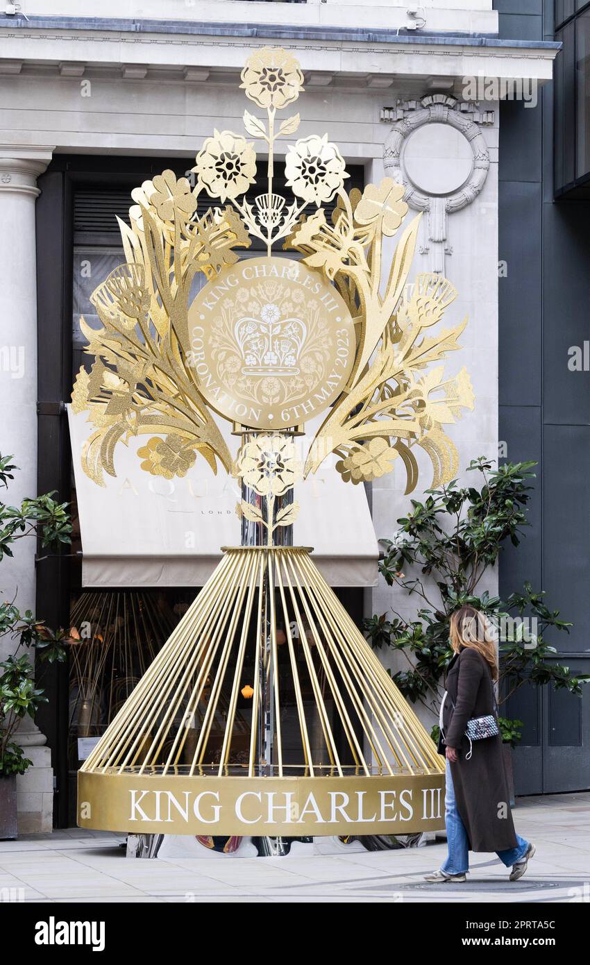 EDITORIAL USE ONLY Art Installation by James Glancy Design, at St James ...