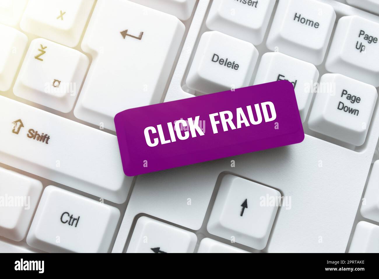 Inspiration showing sign Click Fraud. Word Written on practice of ...