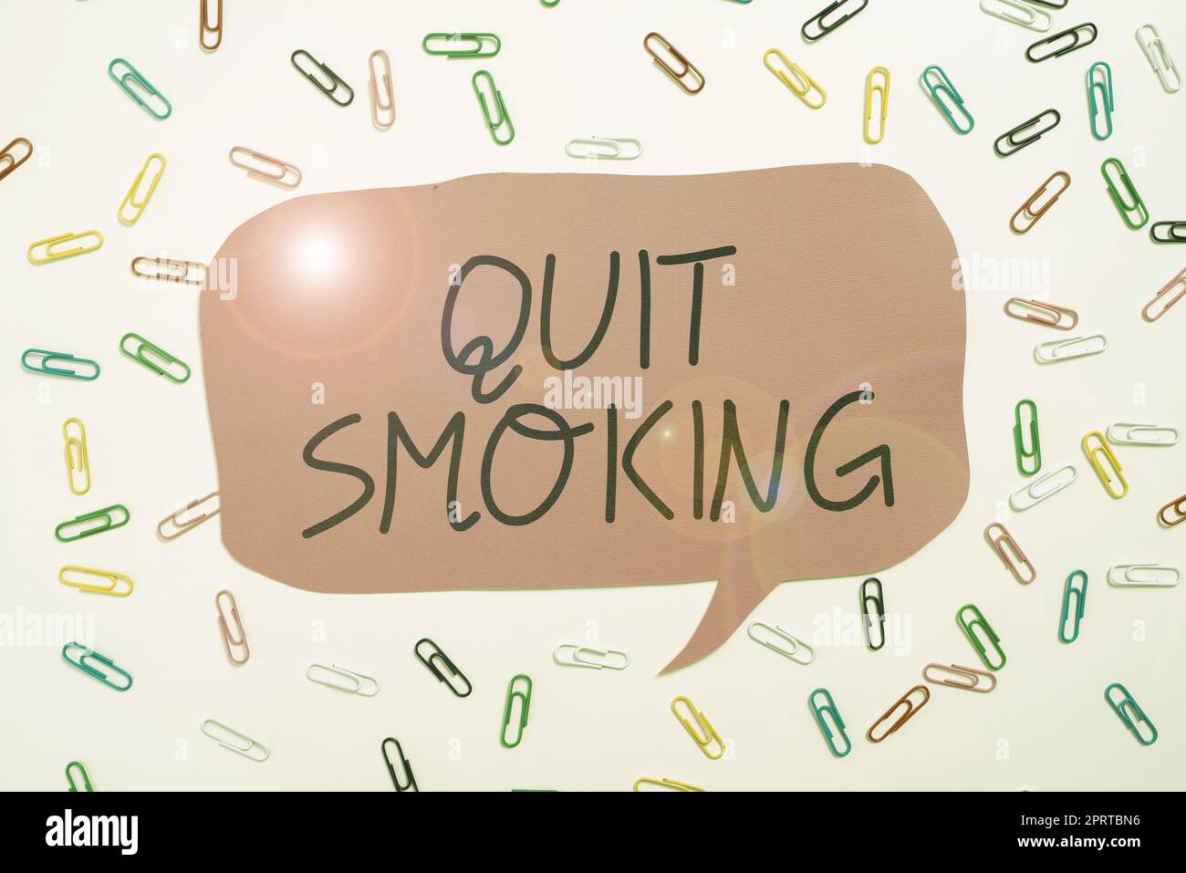 Conceptual display Quit Smoking. Business idea Discontinuing or ...
