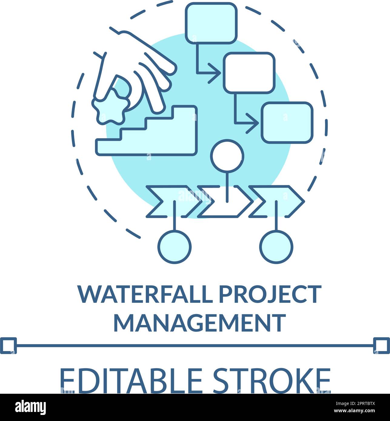 Waterfall complex Stock Vector Images - Alamy