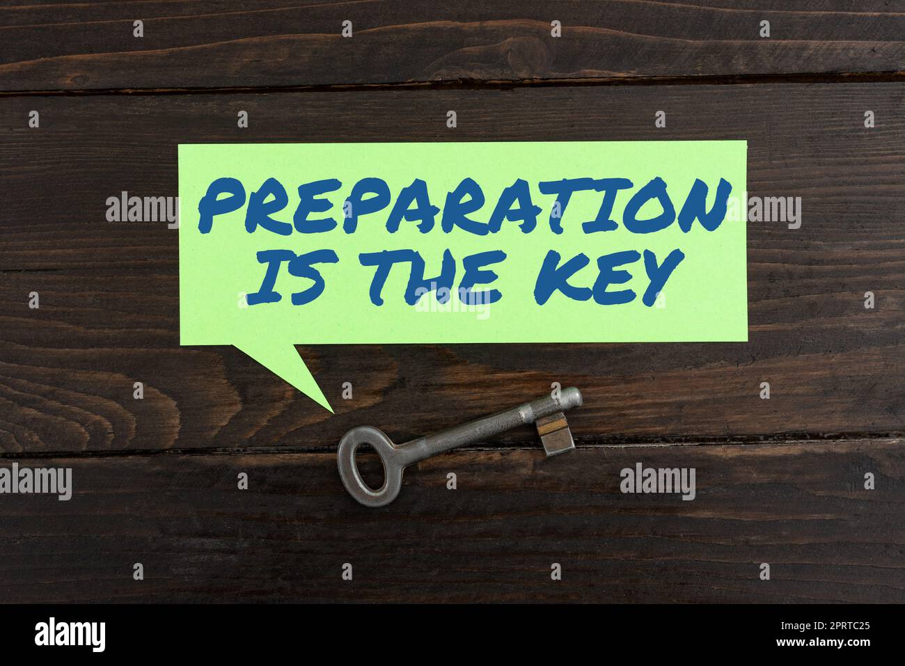 Inspiration showing sign Preparation Is The Key. Business idea action ...
