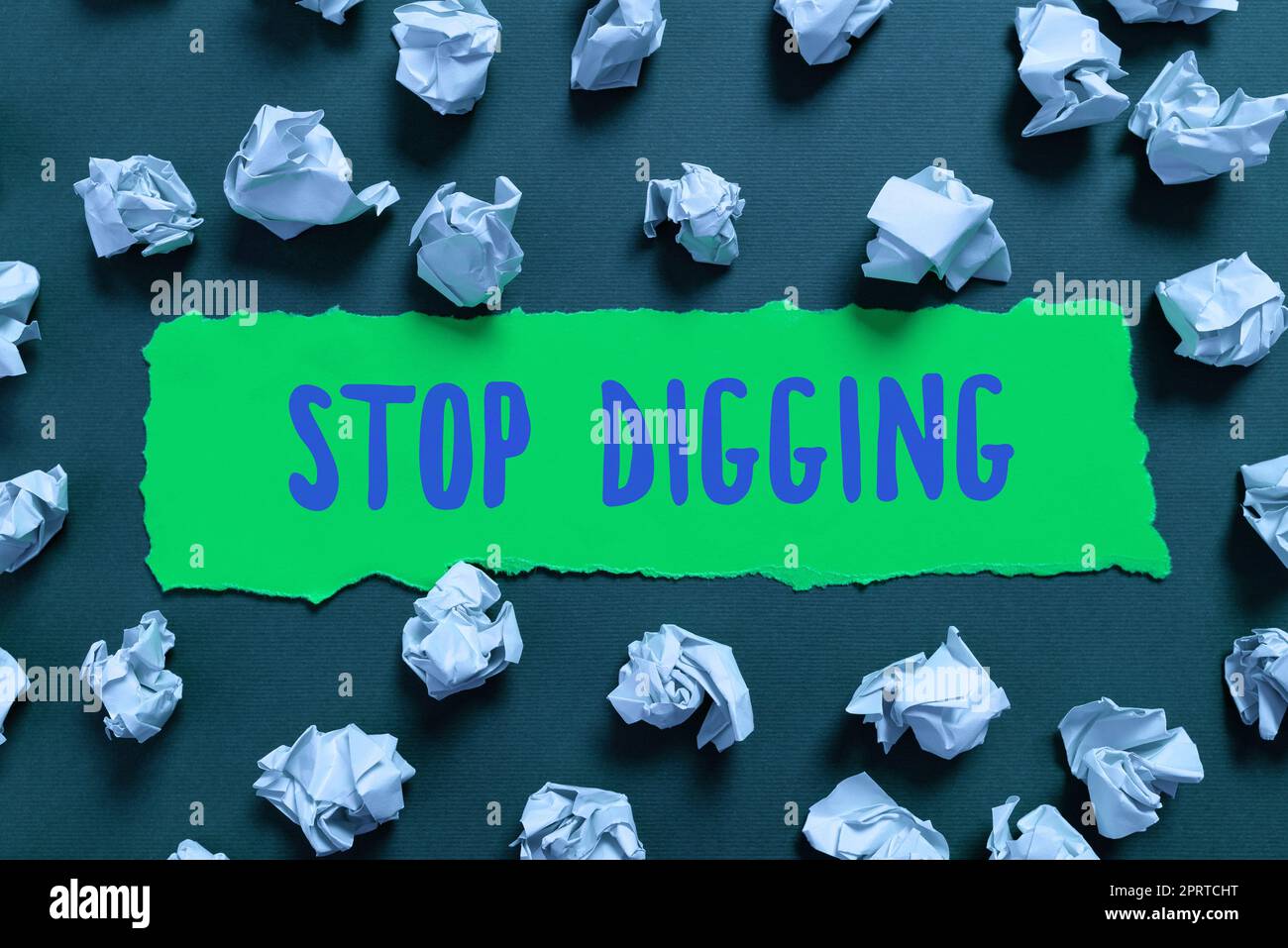 Inspiration showing sign Stop Digging. Conceptual photo Prevent Illegal ...