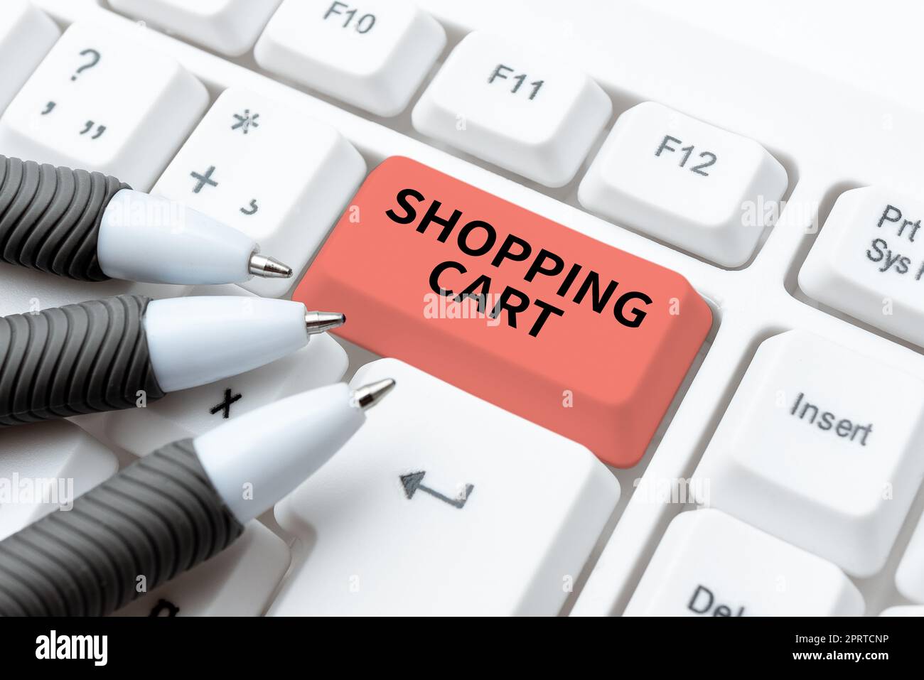 Conceptual caption Shopping Cart. Word Written on Case Trolley Carrying ...