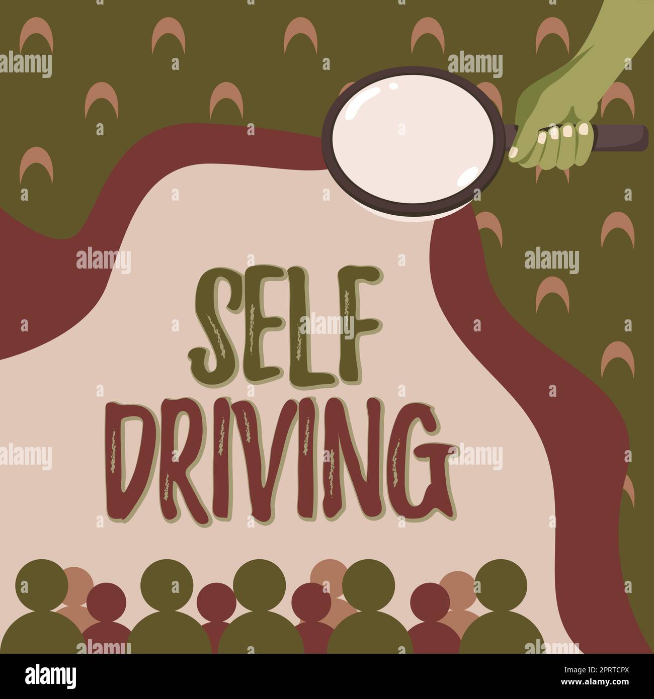 Text showing inspiration Self Driving, Business approach Autonomous ...