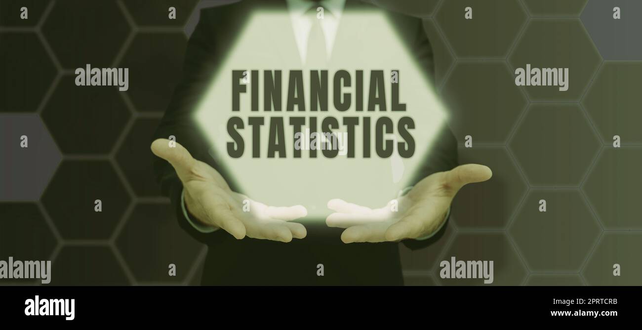 Hand writing sign Financial Statistics. Internet Concept Comprehensive ...