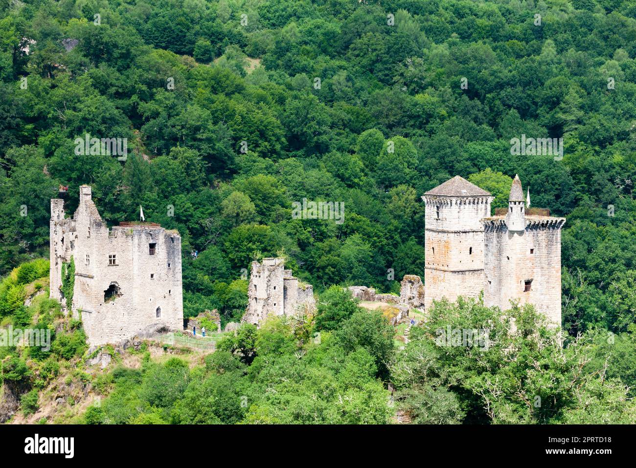 Les Tours de Merle, Medieval Fortress, Correze, France Stock Photo - Alamy