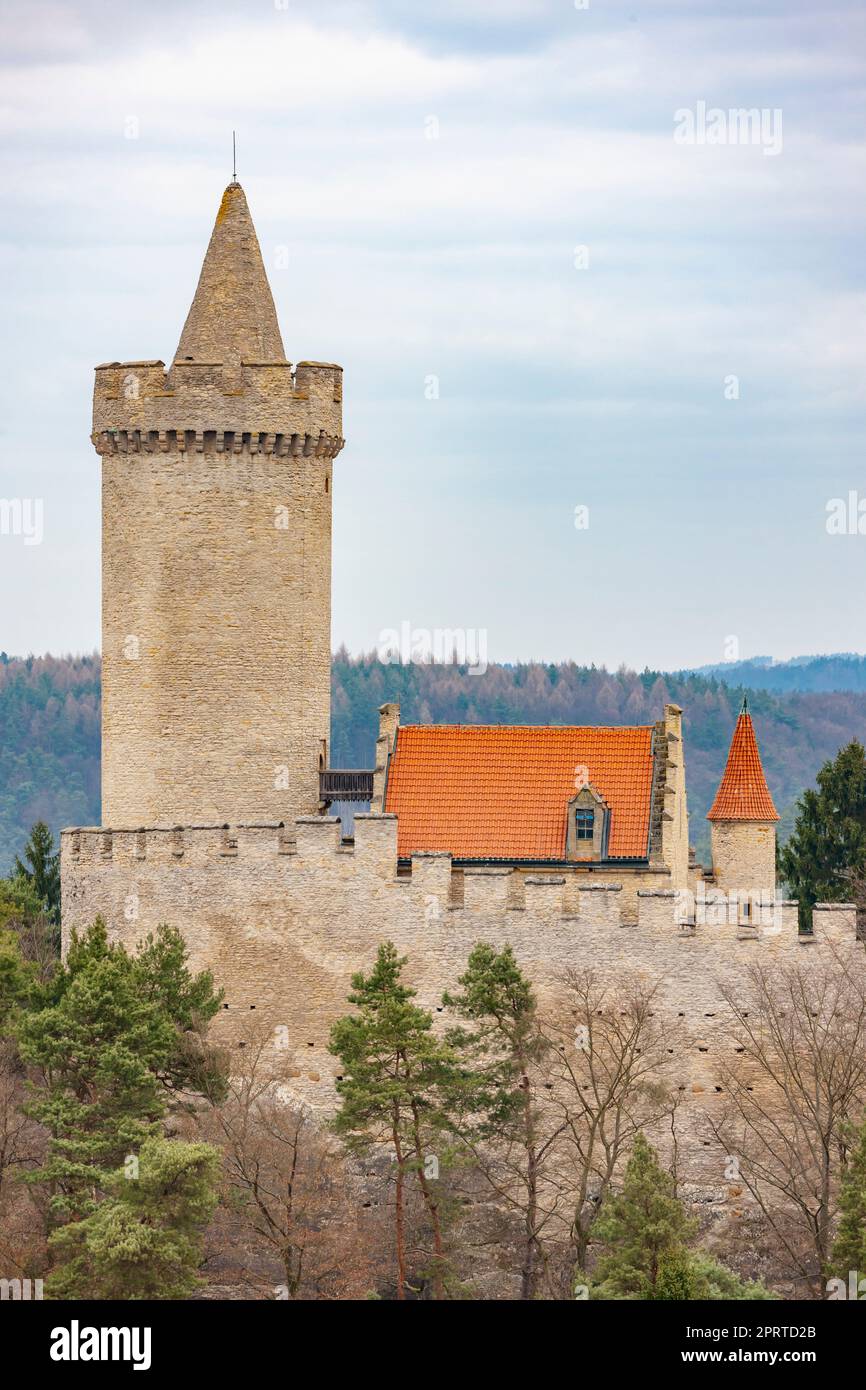 Kokorin castle in Central Bohemia, Czech Republic Stock Photo - Alamy