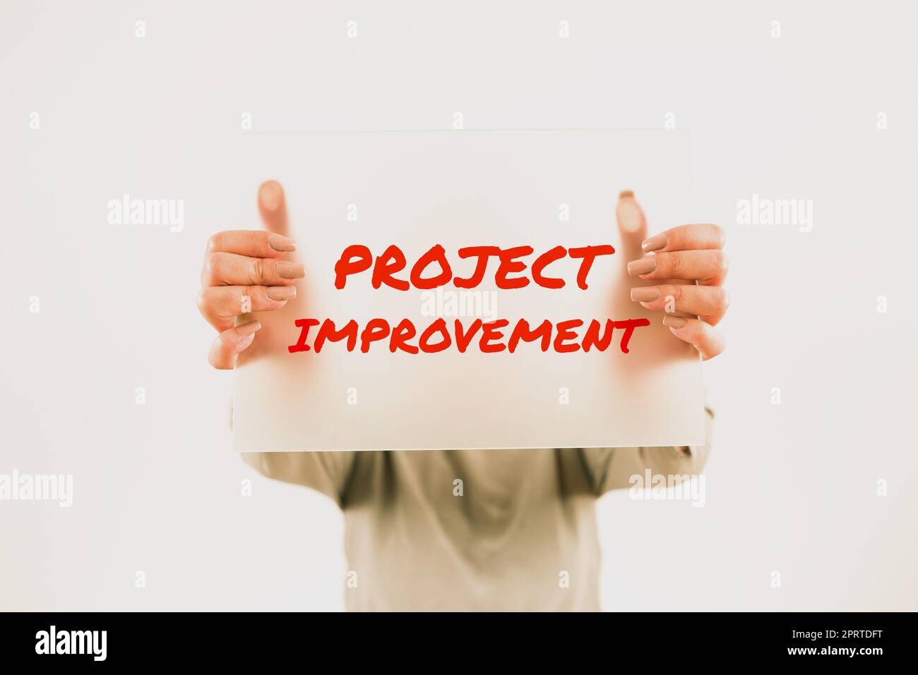 Text showing inspiration Project Improvement. Internet Concept Methods ...