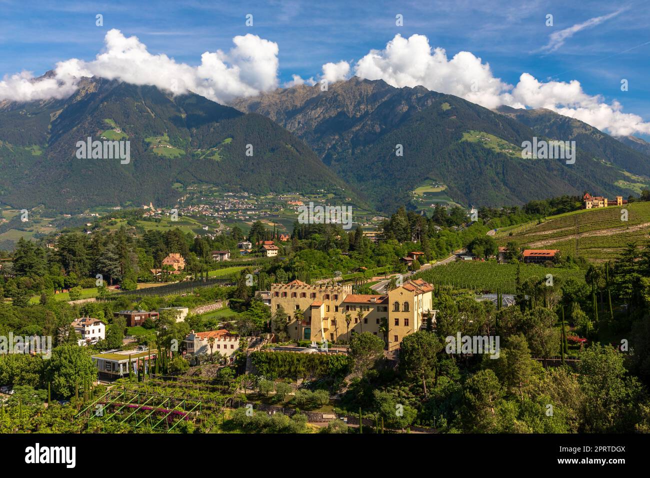 View trauttmansdorff botanical garden hi-res stock photography and ...