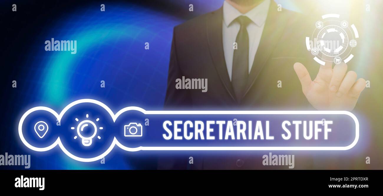 Writing displaying text Secretarial StuffSecretary belongings Things ...
