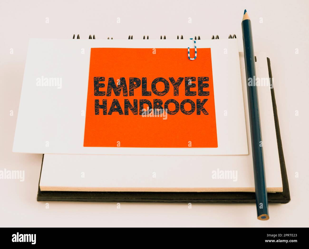 Conceptual Caption Employee Handbookdocument That Contains An Operating Procedures Of Company