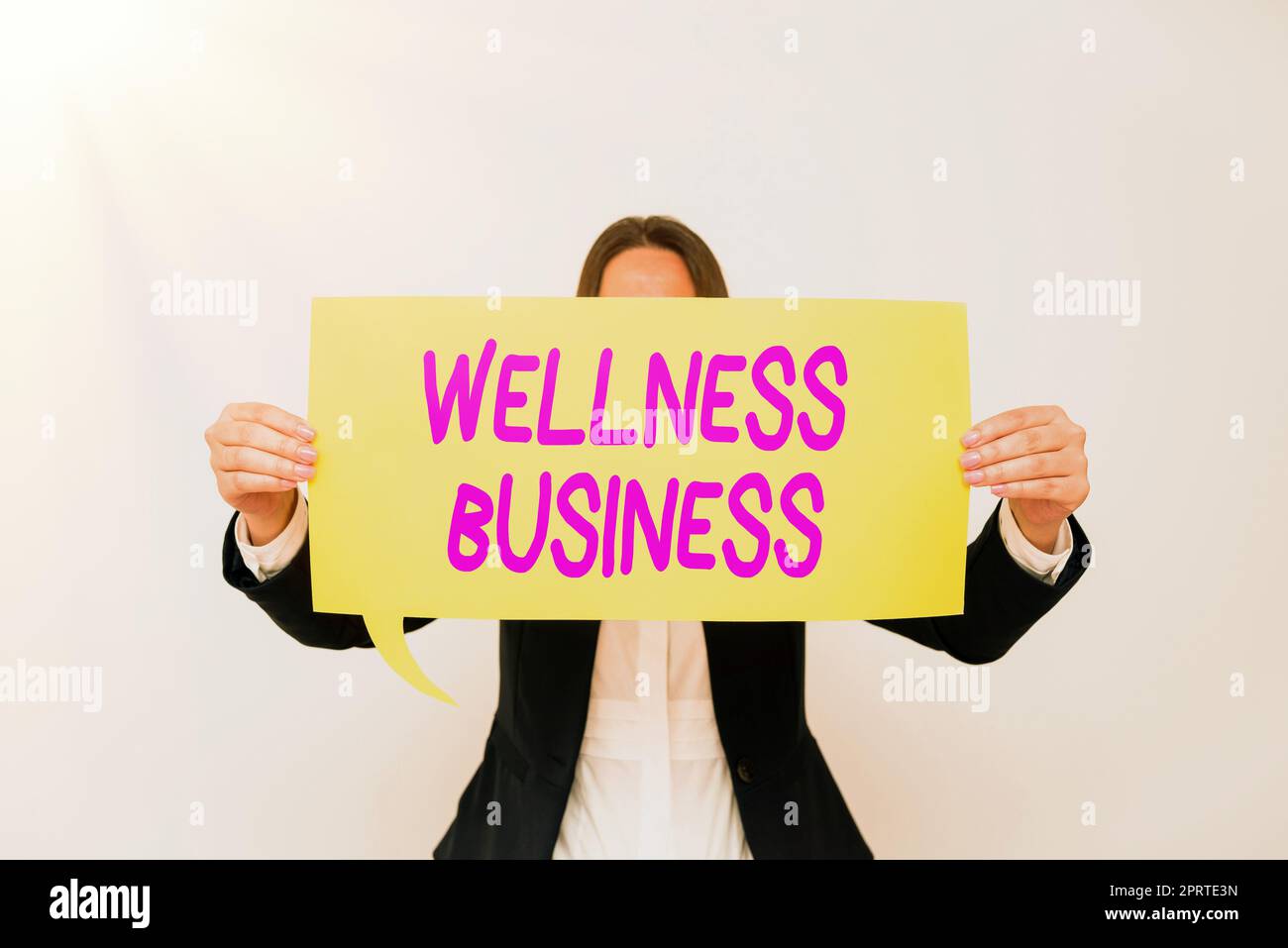 Hand writing sign Wellness BusinessProfessional venture focusing the ...