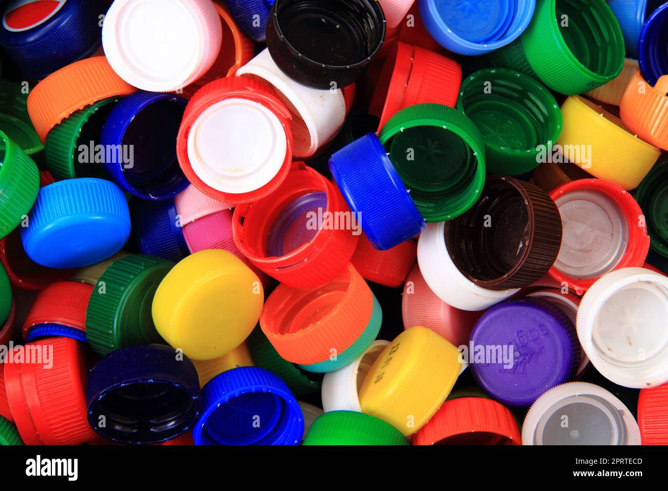 color plastic caps texture as nice background Stock Photo - Alamy