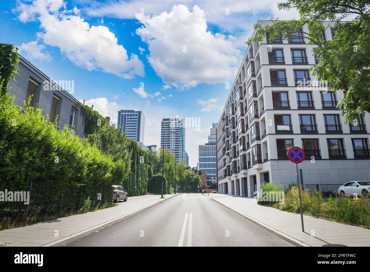 Residential area in Warsaw Stock Photo - Alamy