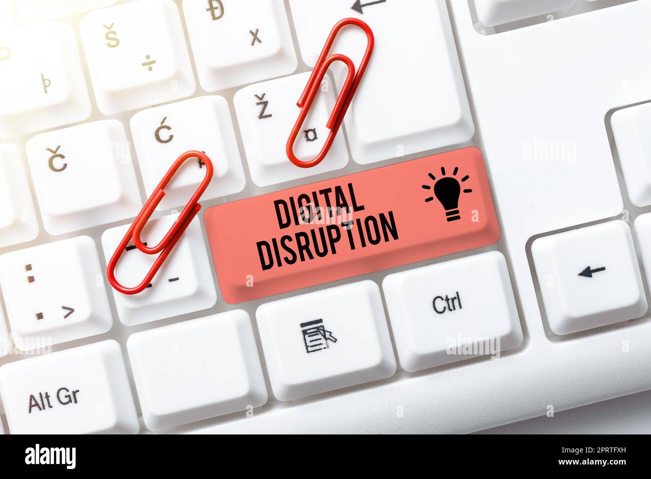 Inspiration showing sign Digital DisruptionChanges that affect ...