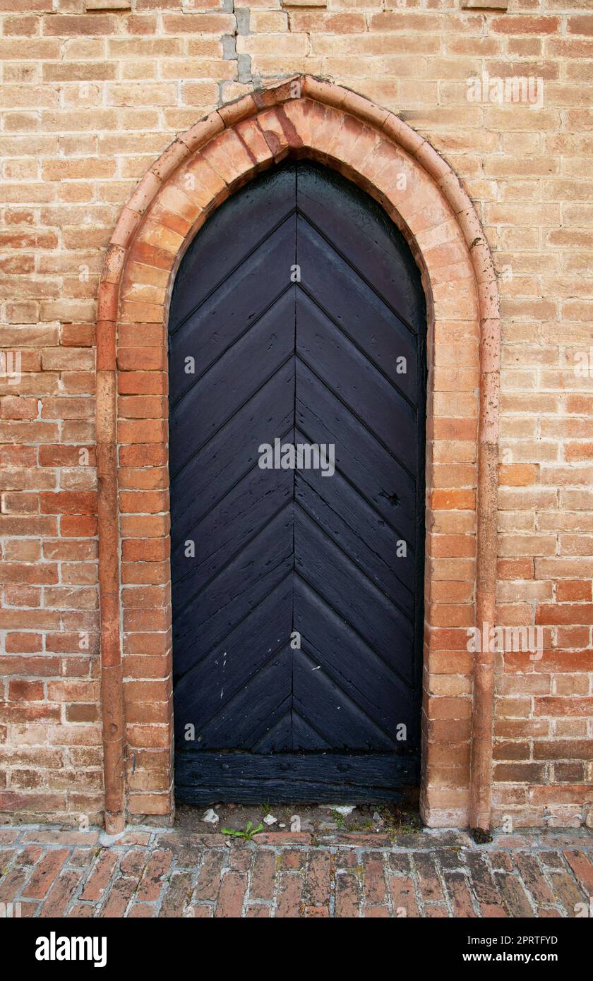 old medieval gate Stock Photo - Alamy