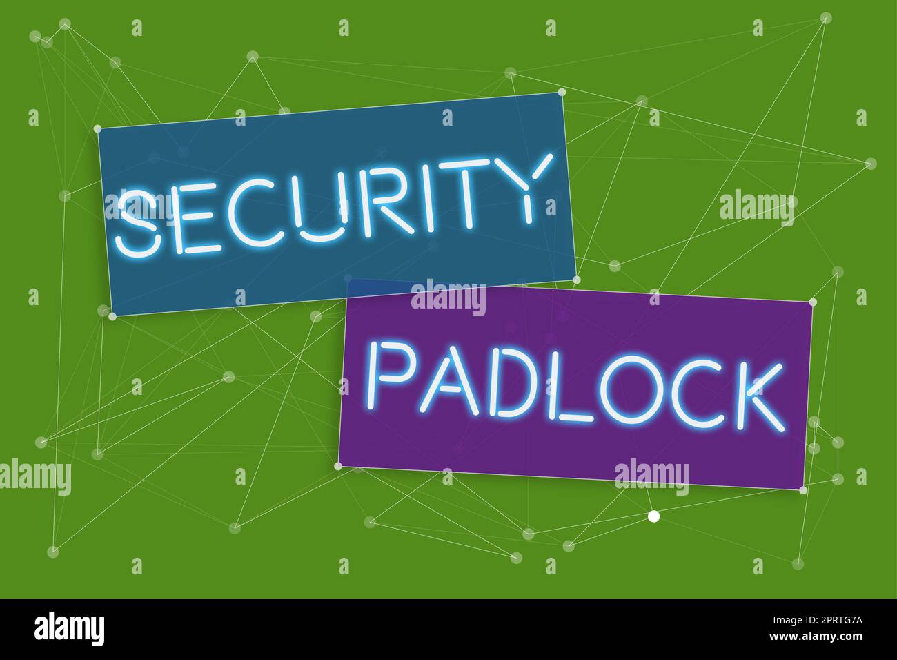 Text sign showing Security Padlockhardened steel body and double ...