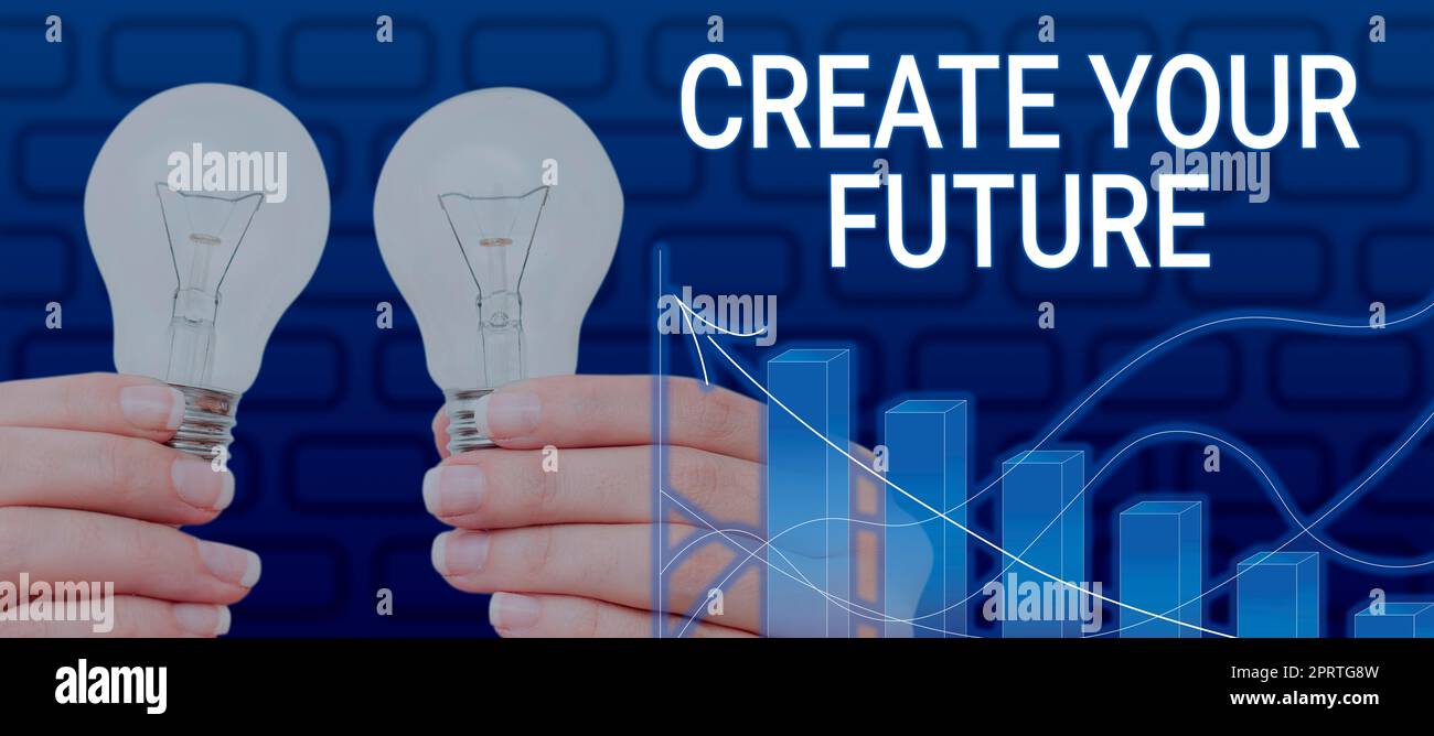 Handwriting text Create Your FutureSet Target and Career goals Plan ...