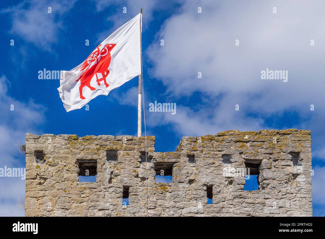 Sweden, Gotland - City Wall of Visby Stock Photo - Alamy