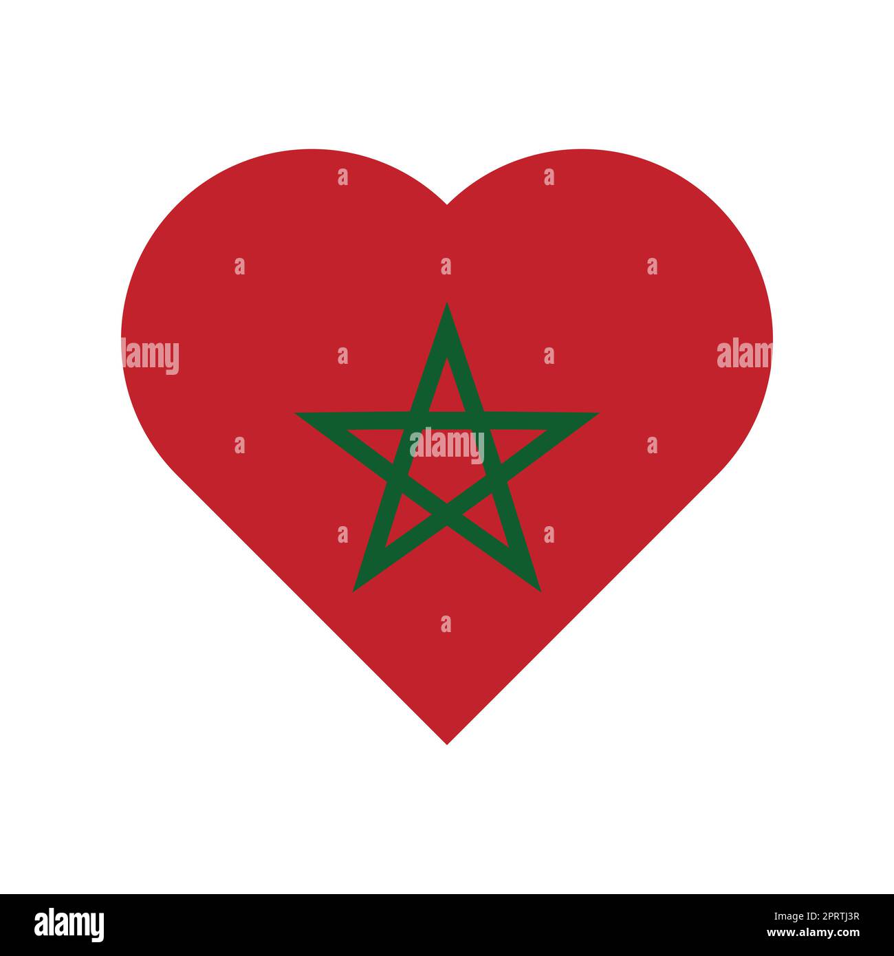 Morocco vector flag heart on white background Stock Vector Image & Art ...