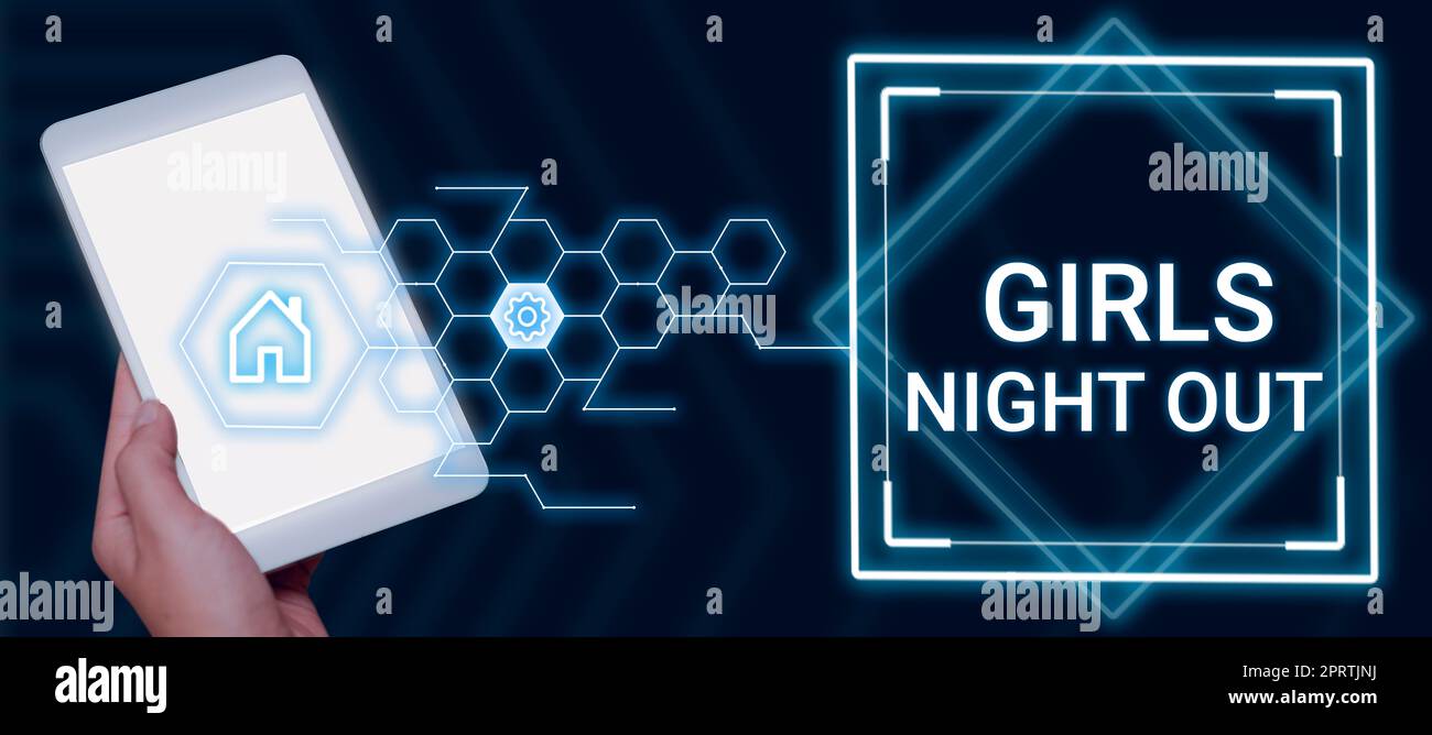 Handwriting text Girls Night OutFreedoms and free mentality to the ...