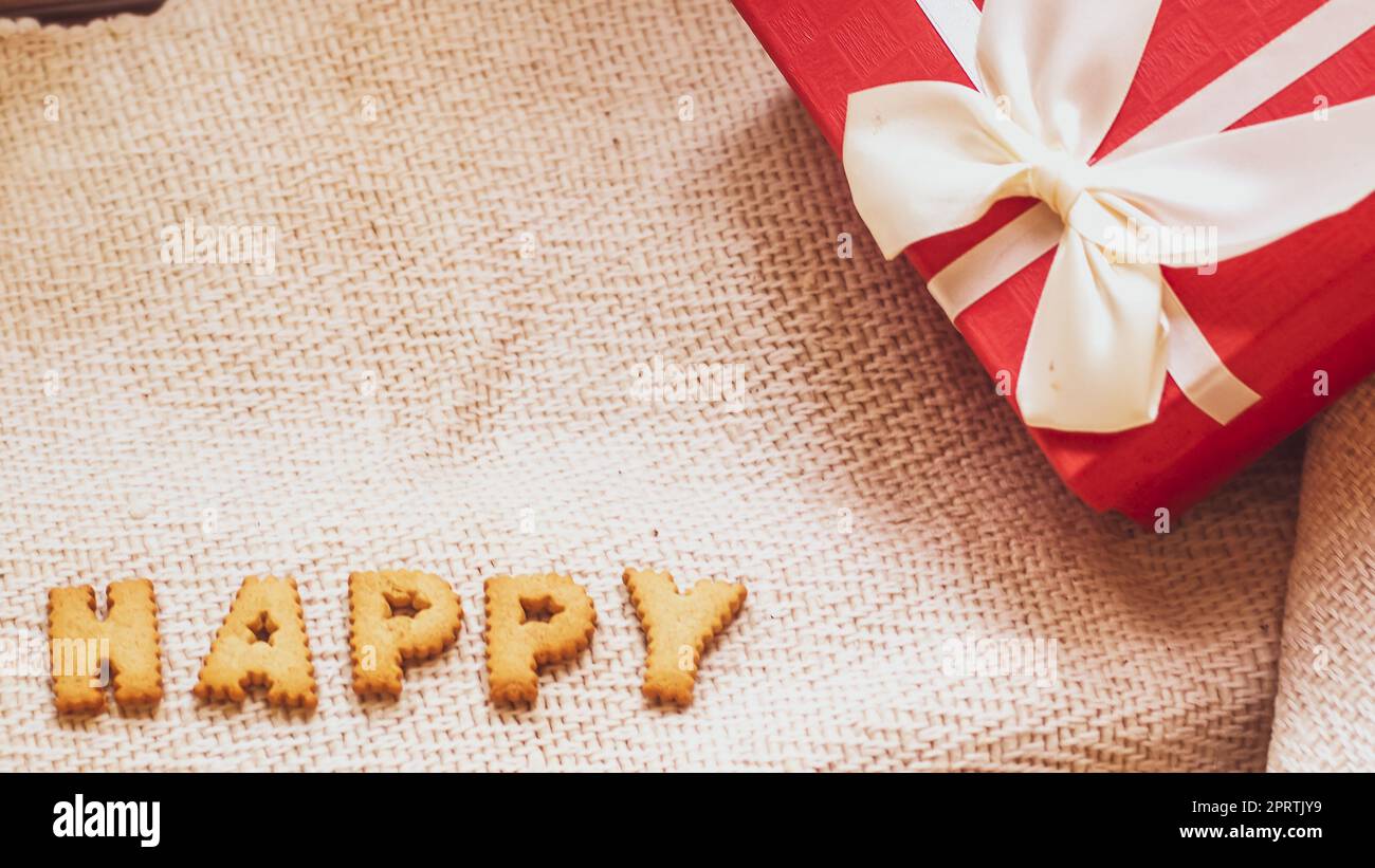 Cookies in the form of the alphabet prospect .Happy from homemade ...