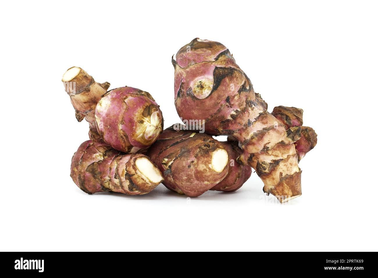 Topinambur (Helianthus tuberosus), also called sunroot, sunchoke, wild ...