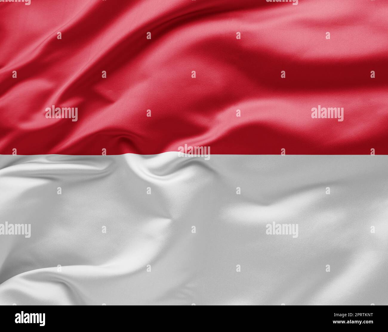 Waving national flag of Monaco Stock Photo - Alamy
