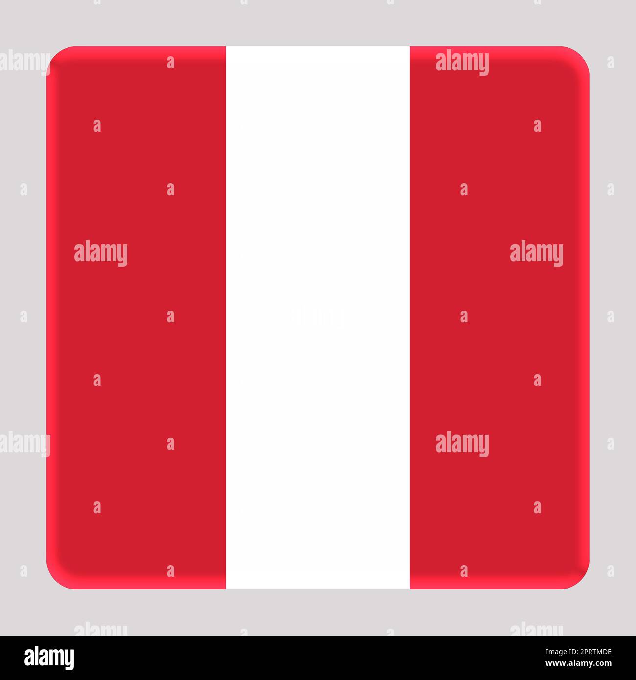 3D Flag of Peru on a avatar square background Stock Photo - Alamy