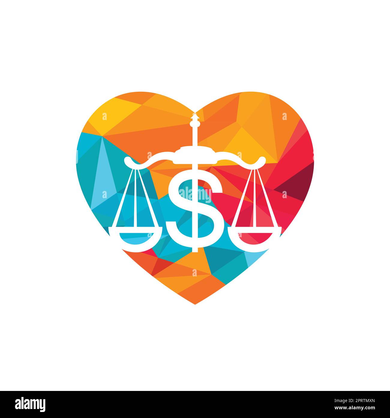 Money scale vector logo design. Dollar balance finance logo concept ...