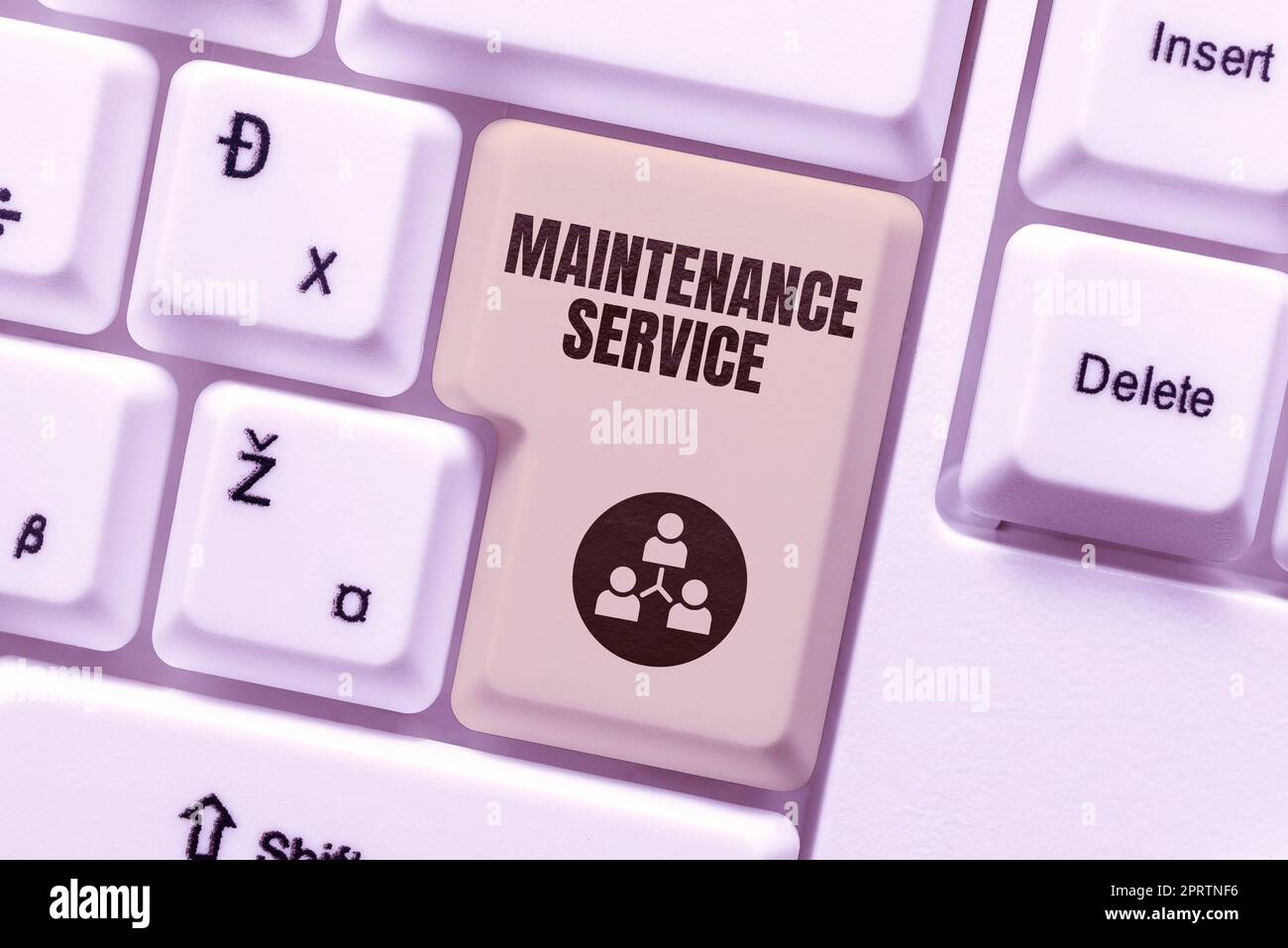 Sign displaying Maintenance Service. Word Written on Keep a Product ...