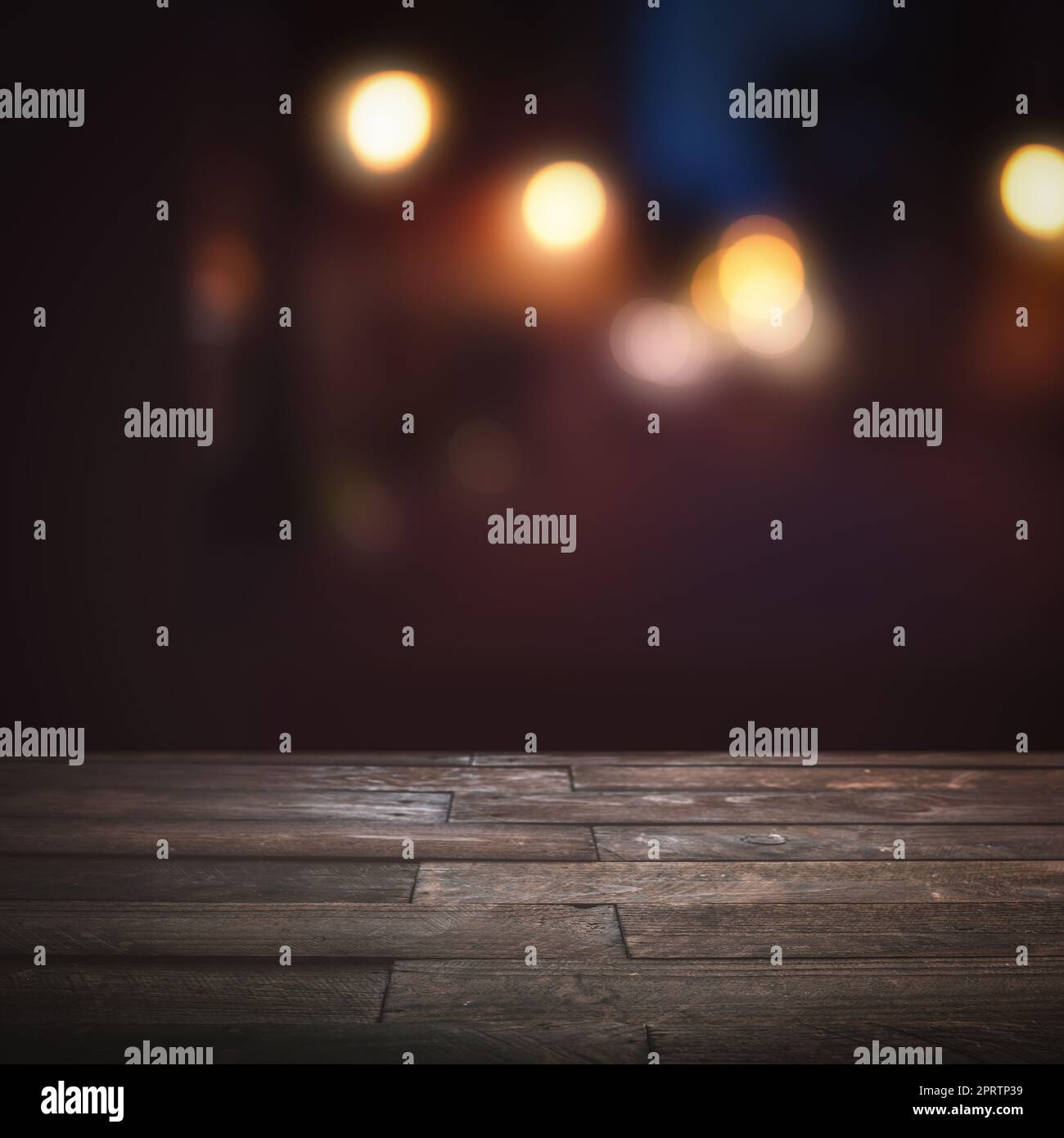 Christmas background with wooden tabletop Stock Photo - Alamy