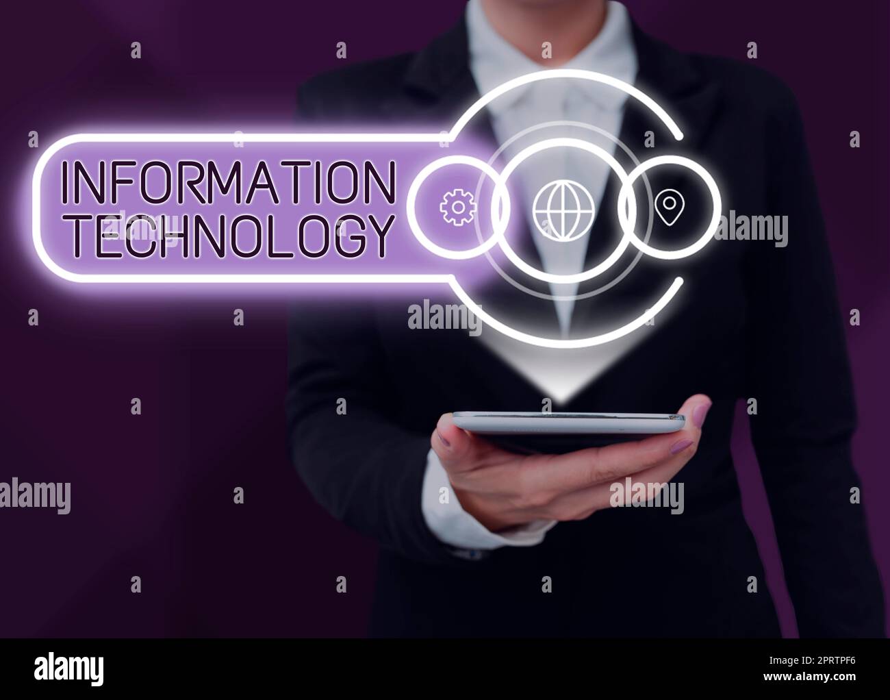 Text showing inspiration Information Technology, Business idea use ...