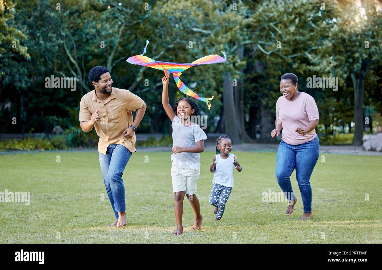 Parent And Child Playing Outside