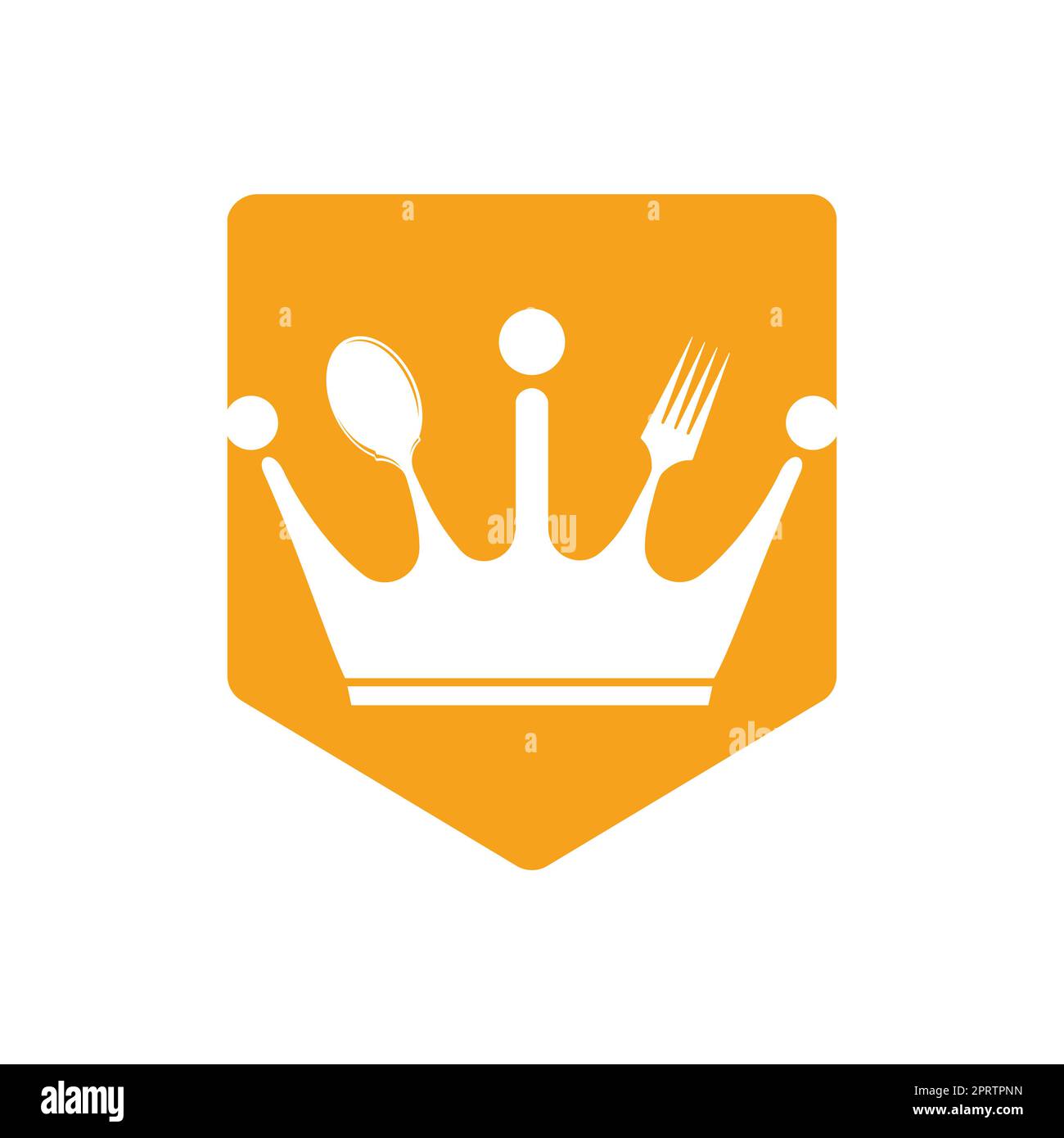 Food kingdom vector logo design. Royal food logo concept Stock Vector ...