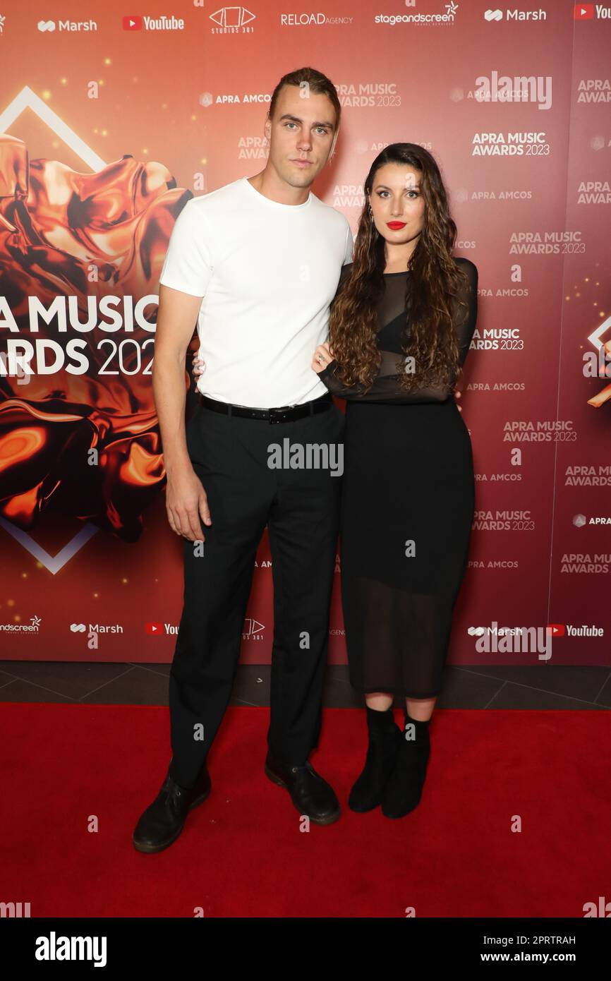 Sydney, Australia. 27th April 2023. Tbc attends the APRA Music Awards ...